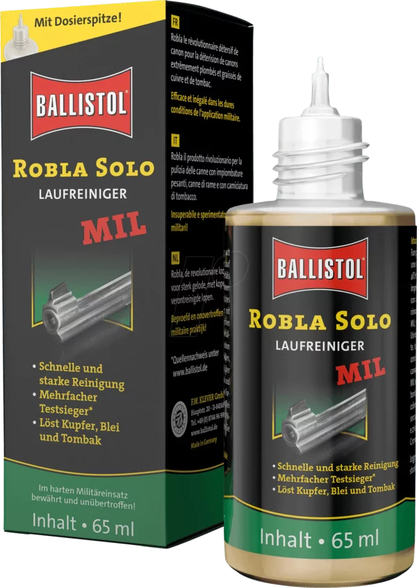 Ballistol Robla Solo Barrel Cleaner "MIL" - 65ml | Outdoor and all Sales